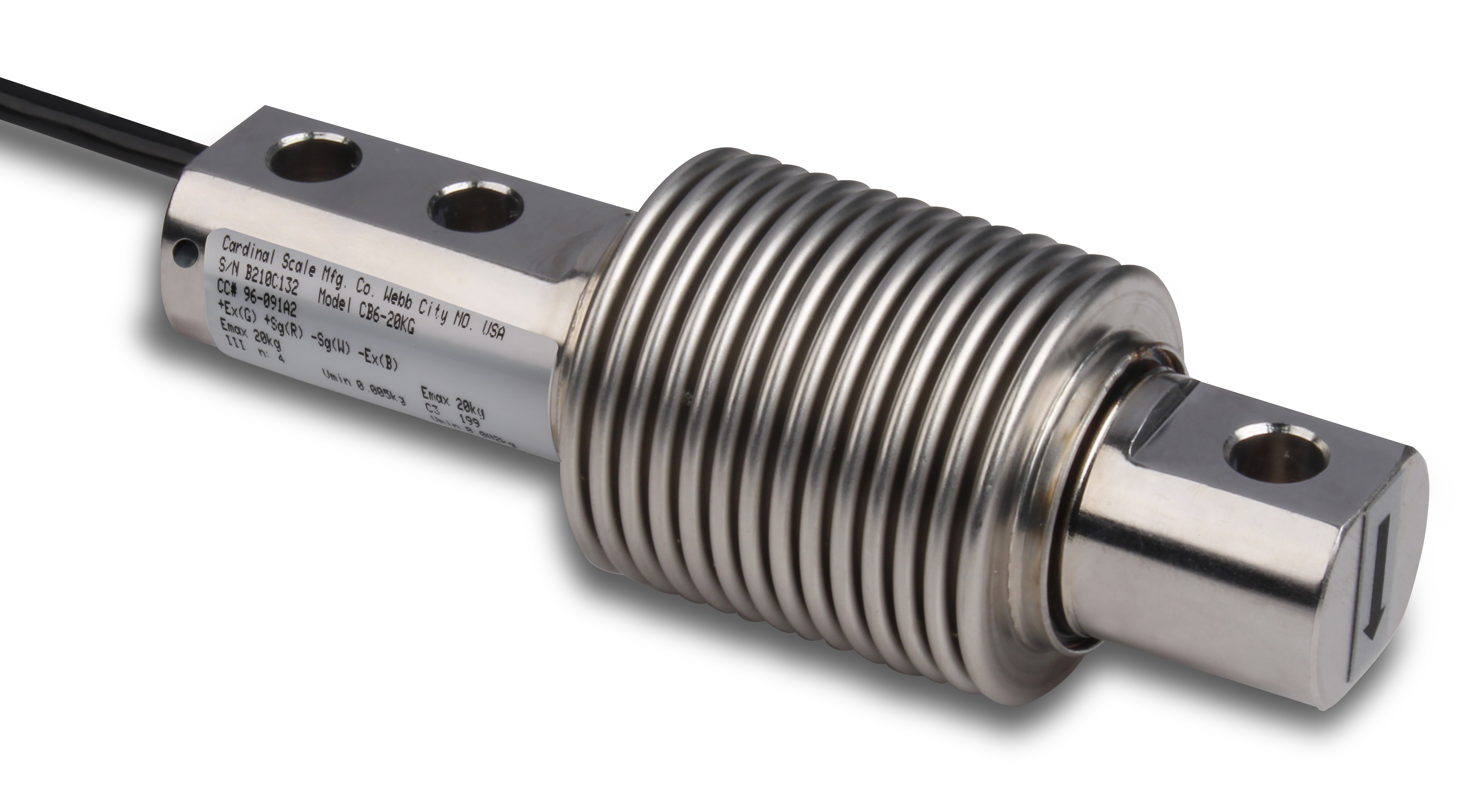 CB6-50kg Cardinal bellow type load cell high performance Stainless steel.